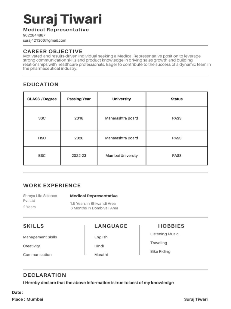 Resume - CV | PDF