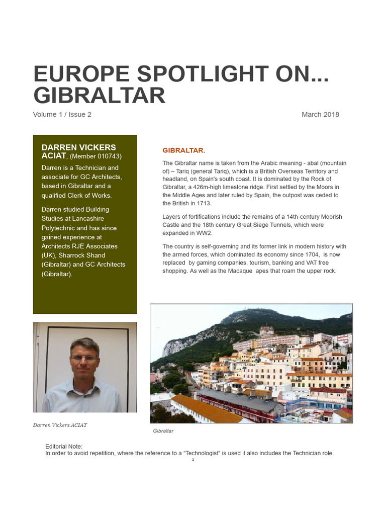 Europe spotlight on Gibraltar | PDF | Concrete | Gibraltar