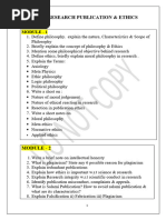 Vtu PHD Coursework Question Papers | PDF