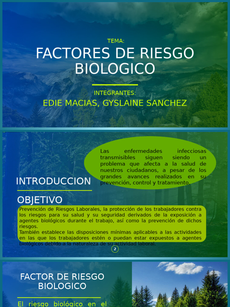 1 Factores de Riesgo Biologico | PDF | Alergia | Infección
