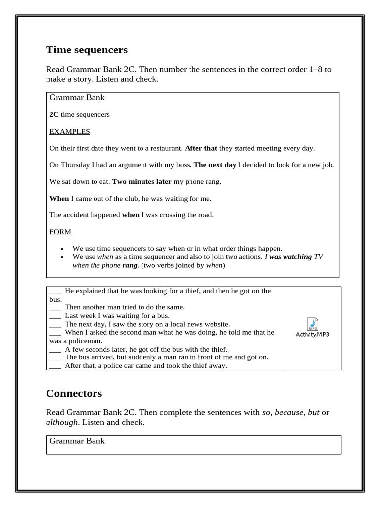 2C One dark October evening | PDF | Phrase