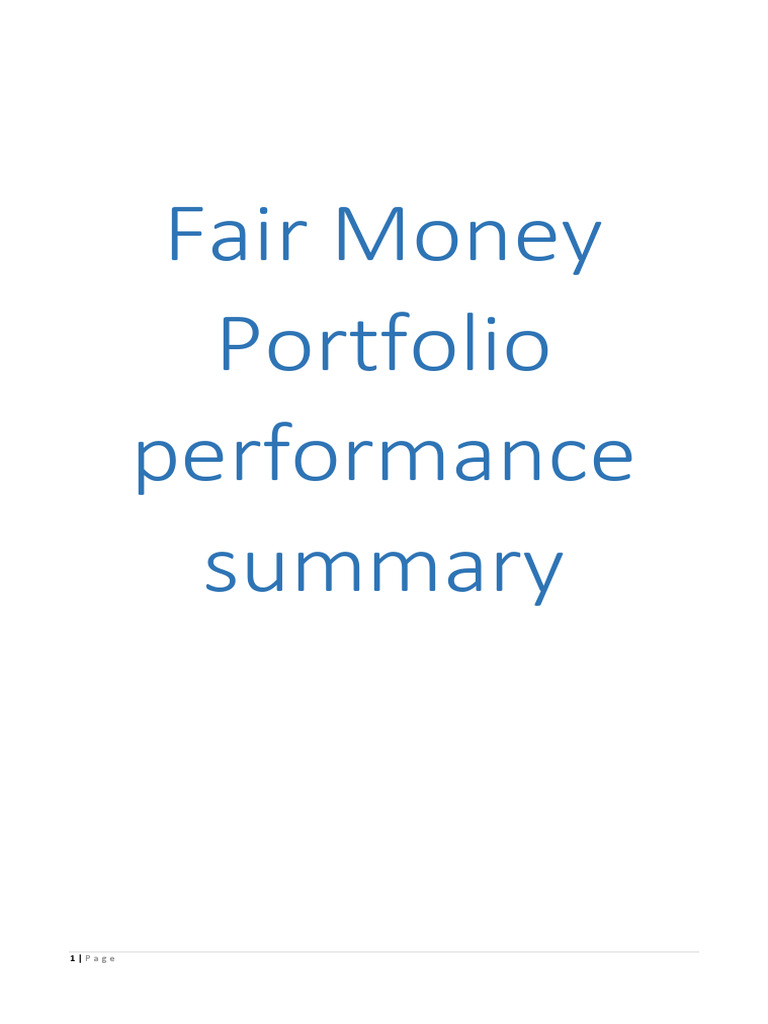Portfolio Analysis | PDF | Loans | Credit