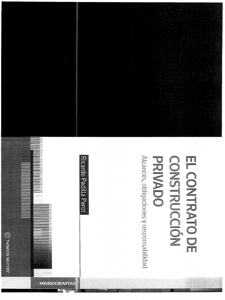 El Contrato de Construcci a2n Privado - Ricardo Padilla | PDF