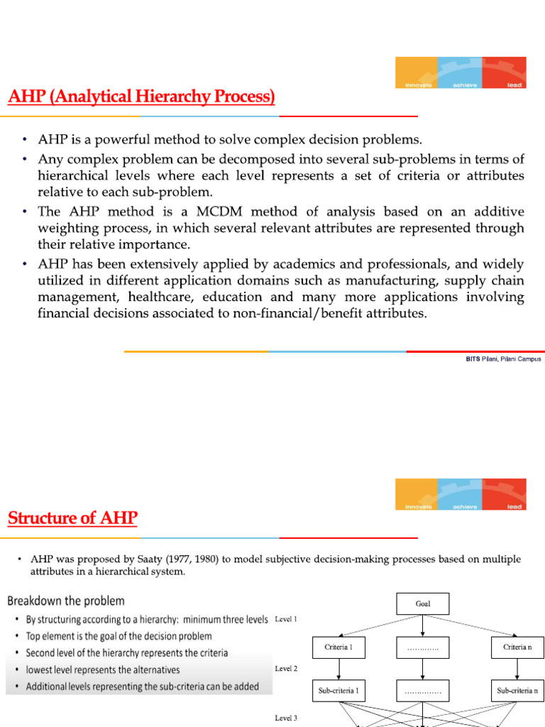 AHP | PDF