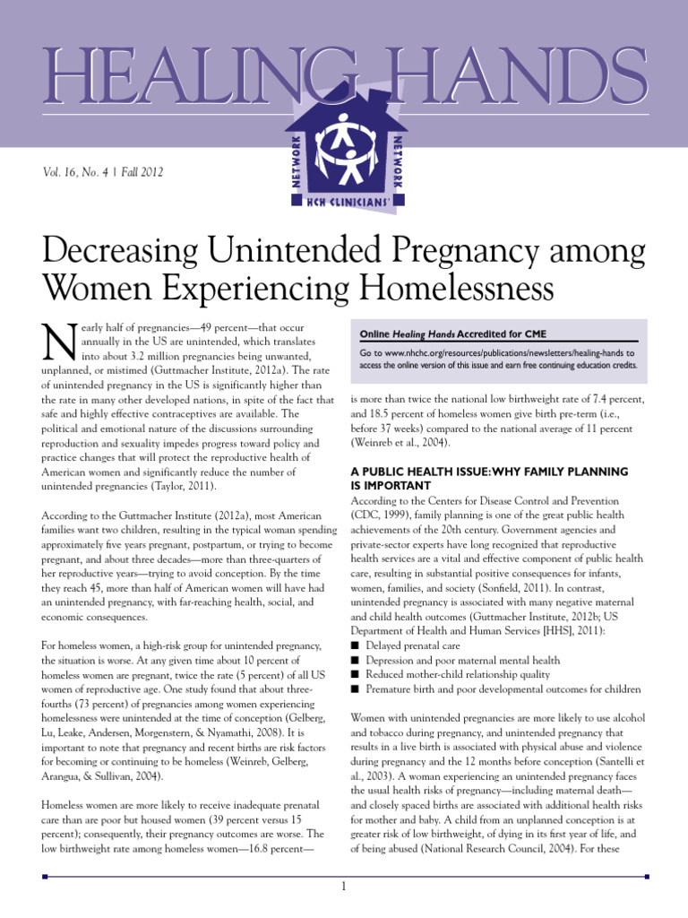 35. Decreasing Unintended Pregnancy among | PDF | Unintended Pregnancy ...