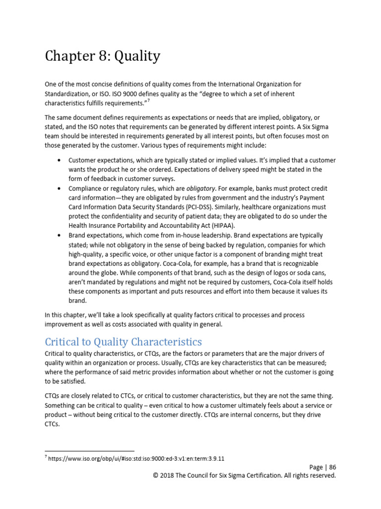 Chapter 8 | PDF | Six Sigma | Performance Appraisal