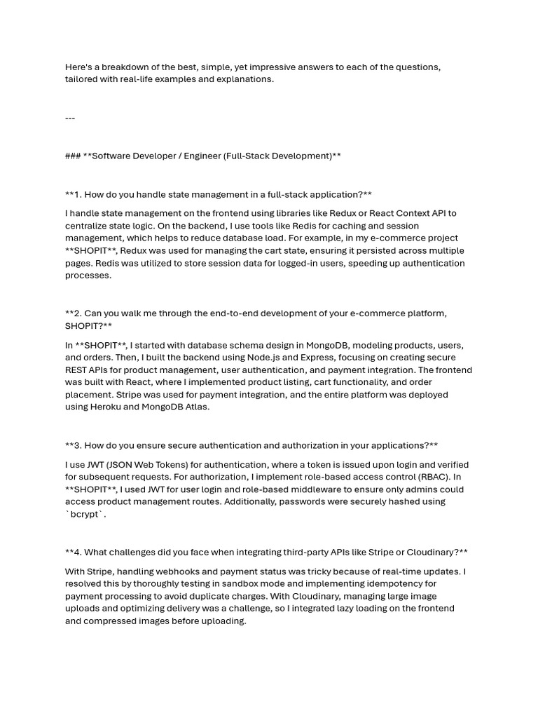 28 Satarday Job Fair Interview Questions | PDF | Database Transaction ...