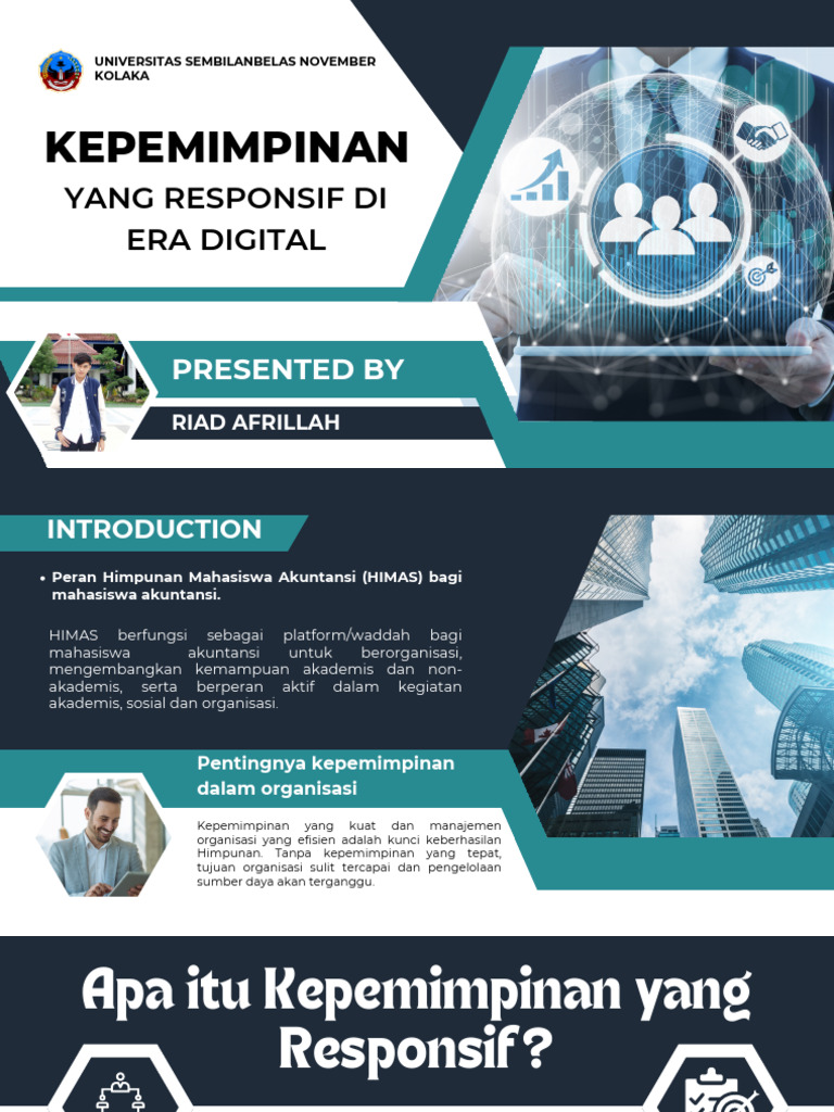 Kepemimpinan Yang Responsif Di Era Digital by Riad | PDF