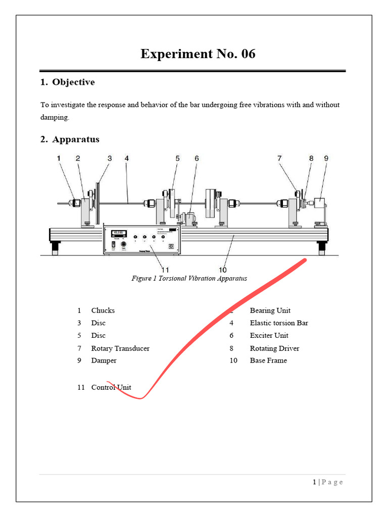 Lab report 7 | PDF | Damping | Oscillation