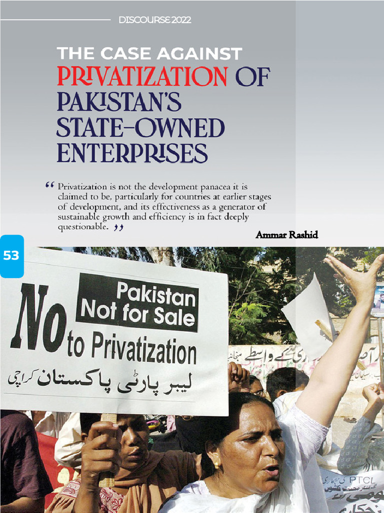 Privatization Failures in Pakistan's Economy | PDF | Privatization | Banks