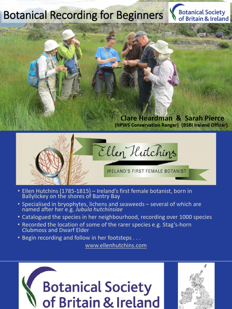 Botanical Recording For Beginners 1 | PDF | Botany