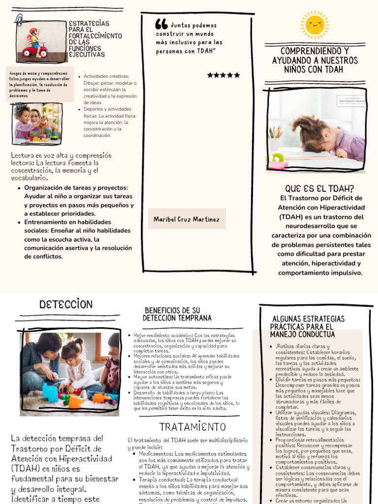 triptico_para_padres_1 | PDF | Desorden hiperactivo y deficit de atencion | Atención