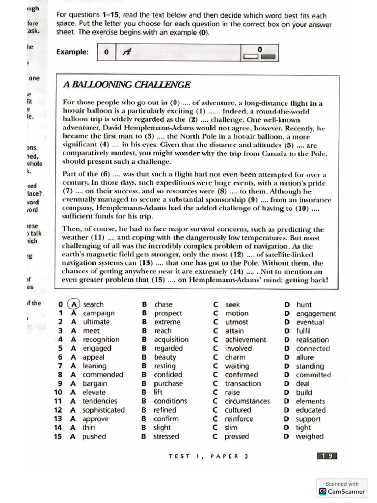6 TEXTS Multiple, Open Cloze, Word Forma | PDF
