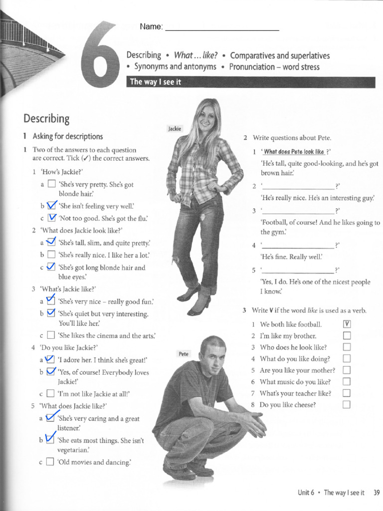 Homework Unit Six | PDF | Linguistics