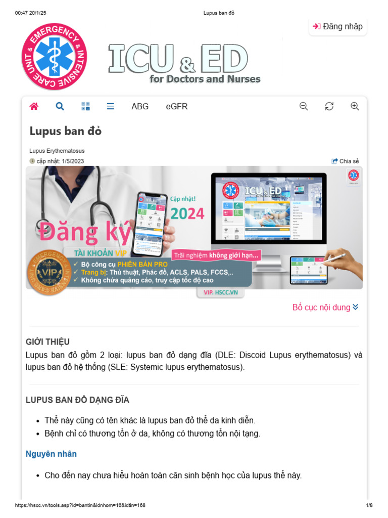 Lupus ban đỏ | PDF
