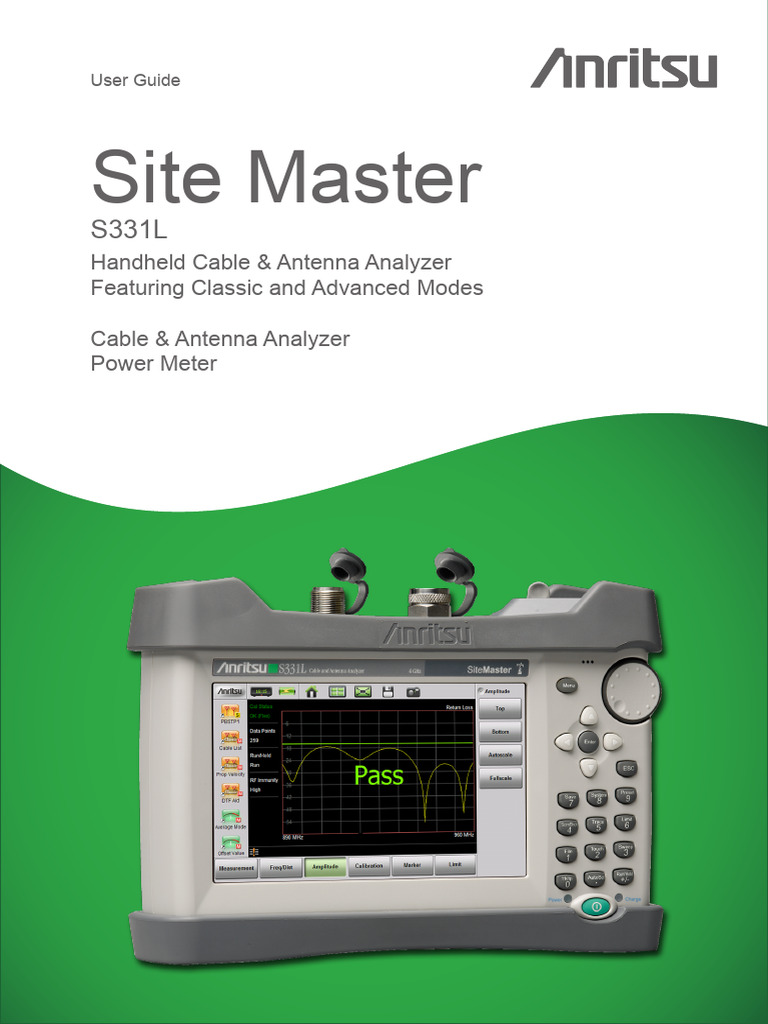Anritsu S331L User Guide | PDF | Electrostatic Discharge | Computer Memory