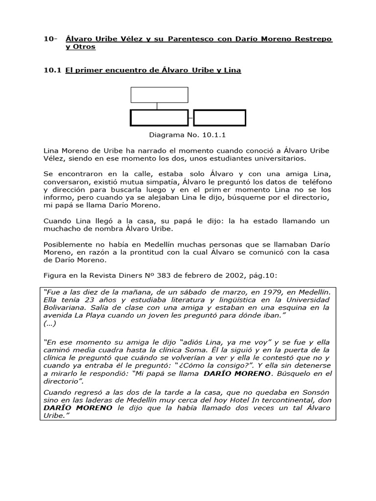 Genealogía de Alvaro Uribe | PDF | Colombia