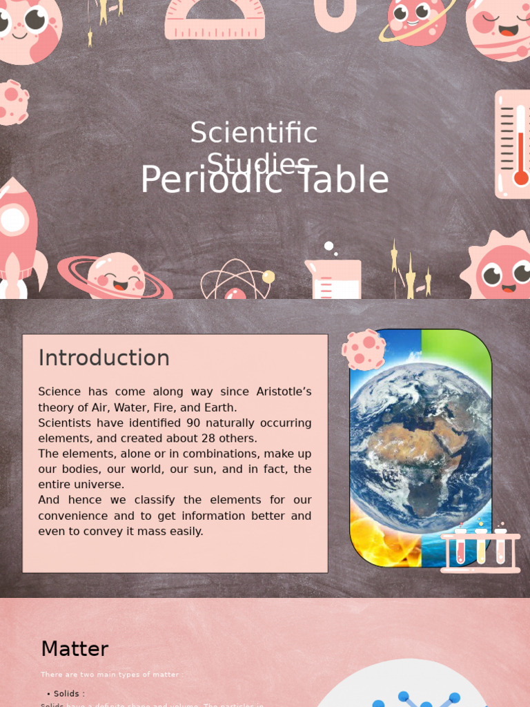 Periodic Table Part 1 | PDF | Atoms | Chemical Elements