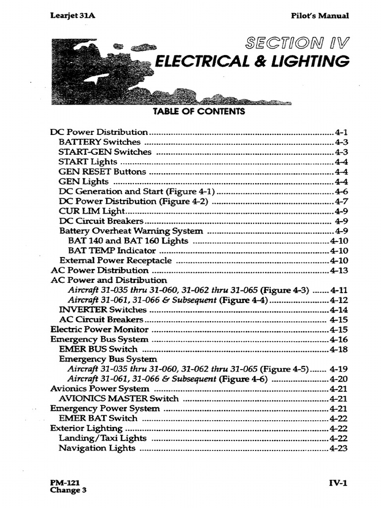 LR 1A Electrical and Lighting | PDF | Relay | Switch