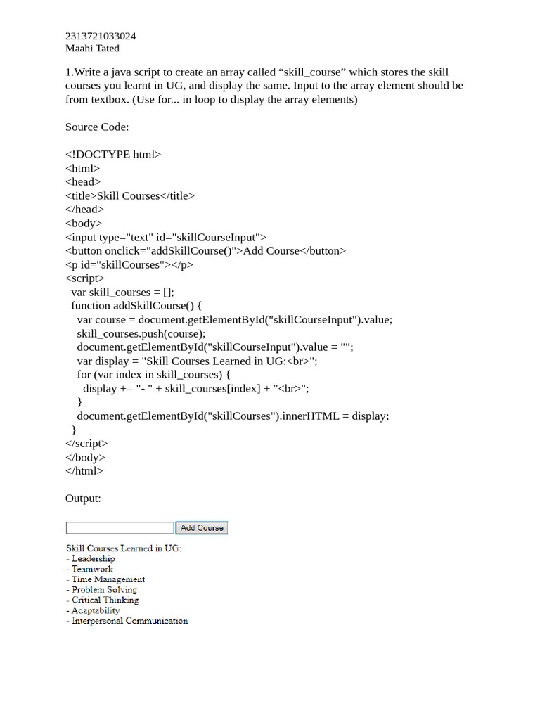 Webprogramming2 | PDF | Java Script | Software