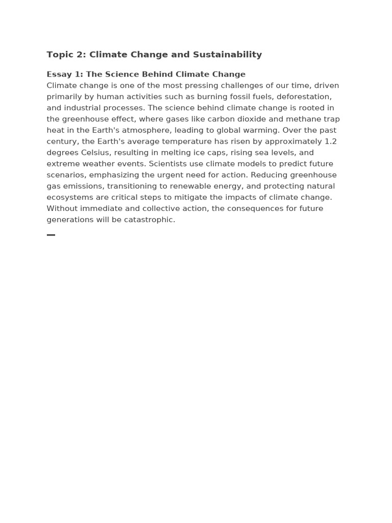 Understanding Climate Change Science | PDF