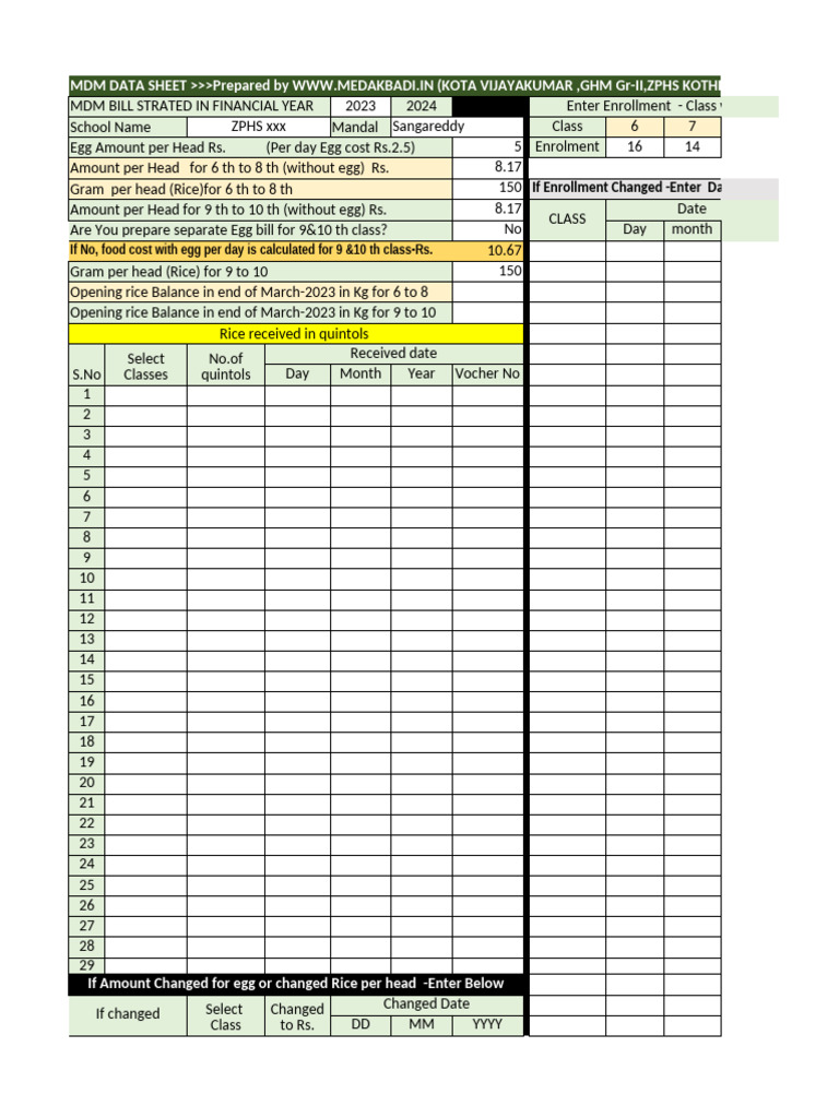 MDM Menu and Rates for 2024 | PDF