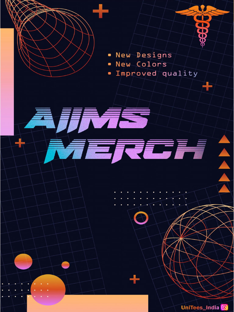 AIIMS Merchandise 2 | PDF | T Shirt | Textiles