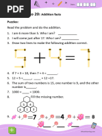 Math Grade 1 - Problem Solving (Addition and Subtraction) | PDF