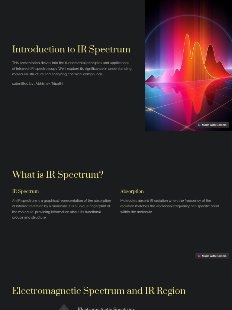 Introduction-to-IR-Spectrum | PDF
