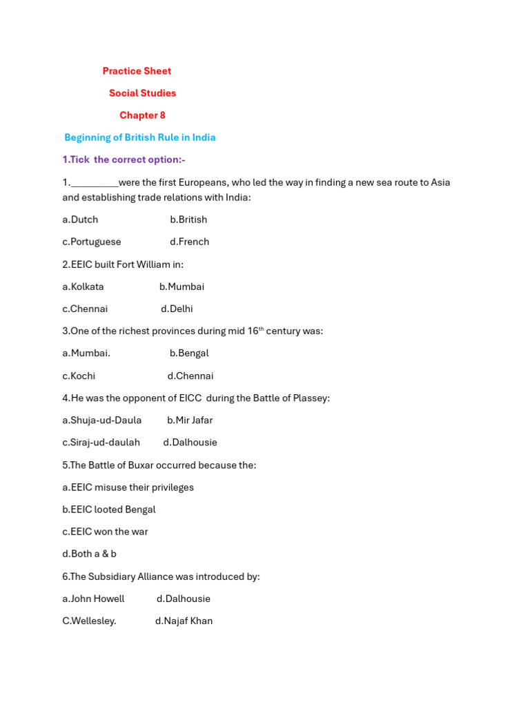 Class 5th CH 8 Ps | PDF