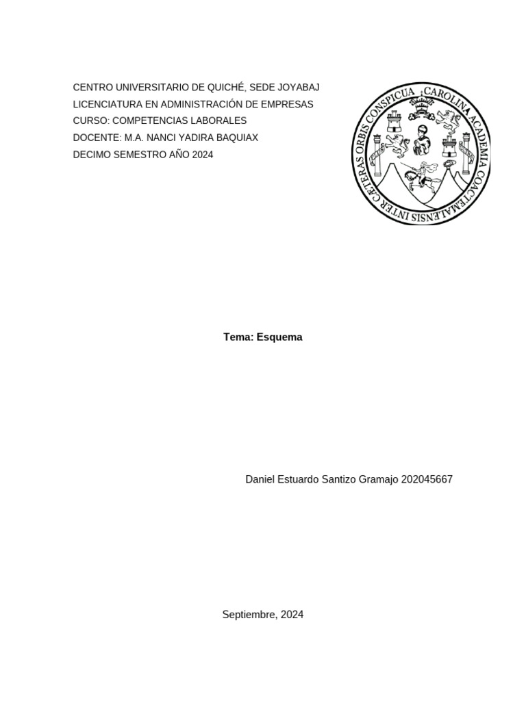 Esquema Capitulo | PDF