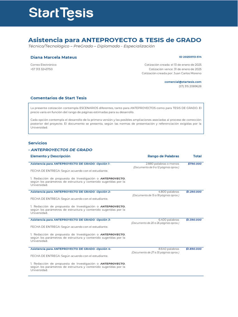 Cotización ID-20250113-514 | PDF | Software | Informática