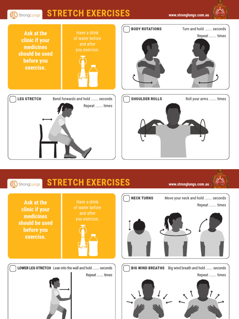 Essential Stretch Exercises for Lung Health | PDF
