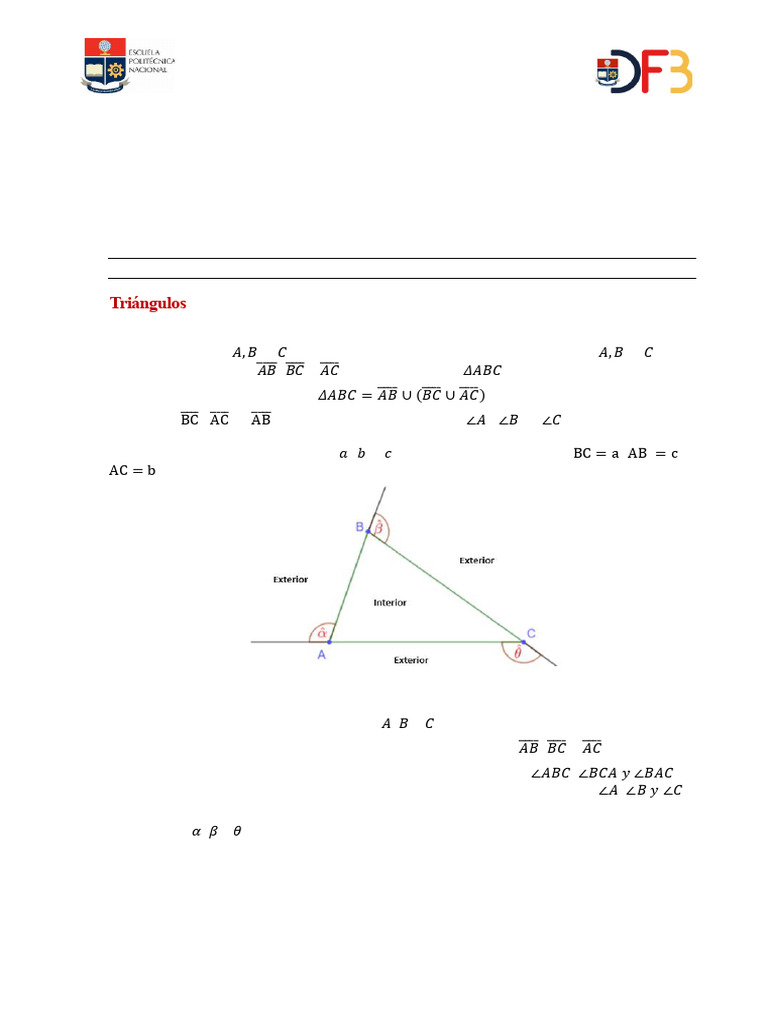 Clase 08 - Ángulos en El Triángulo | PDF | Triángulo | Rectángulo