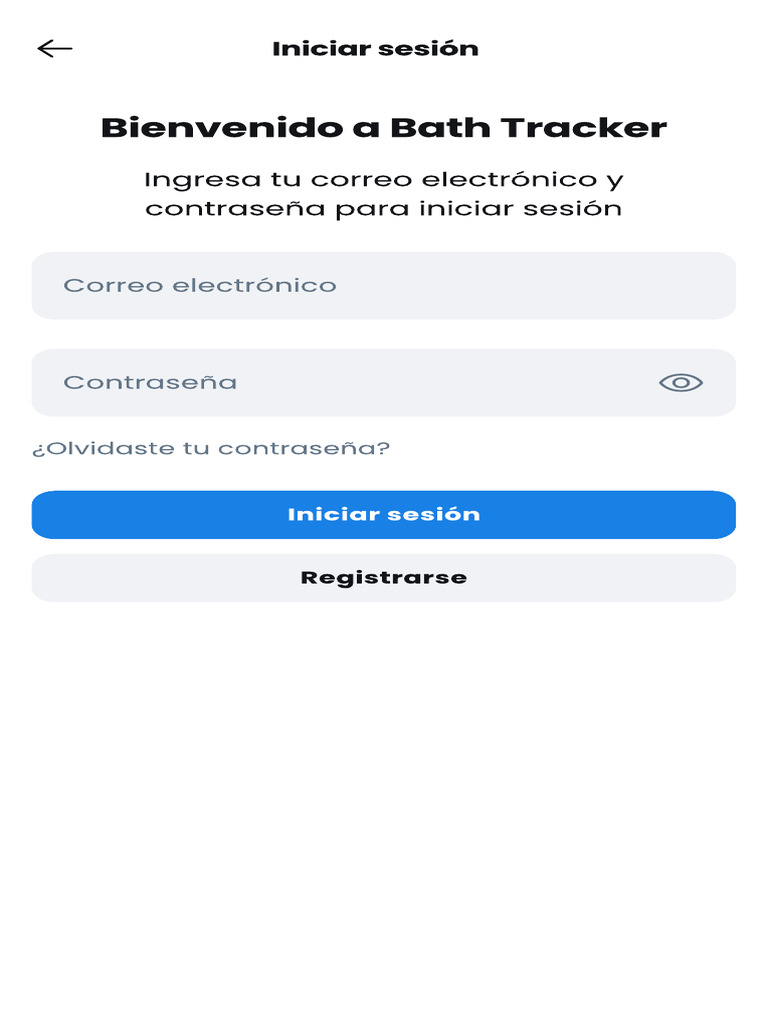 Seguimiento de Consumo de Agua en Bath Tracker | PDF