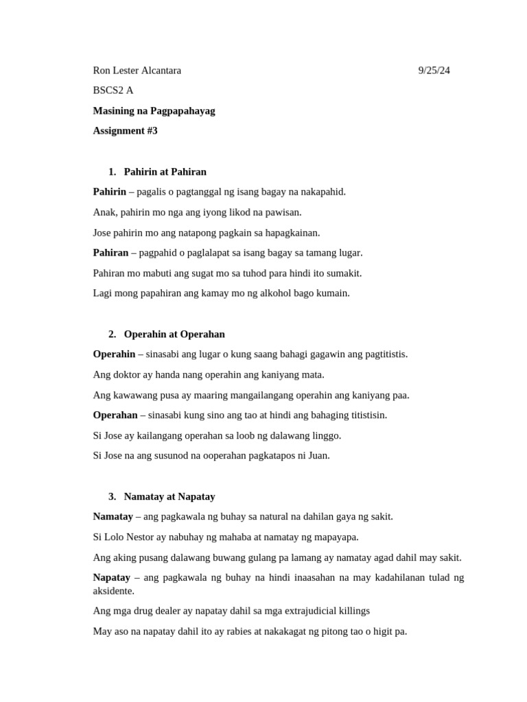 Assignment 3 | PDF