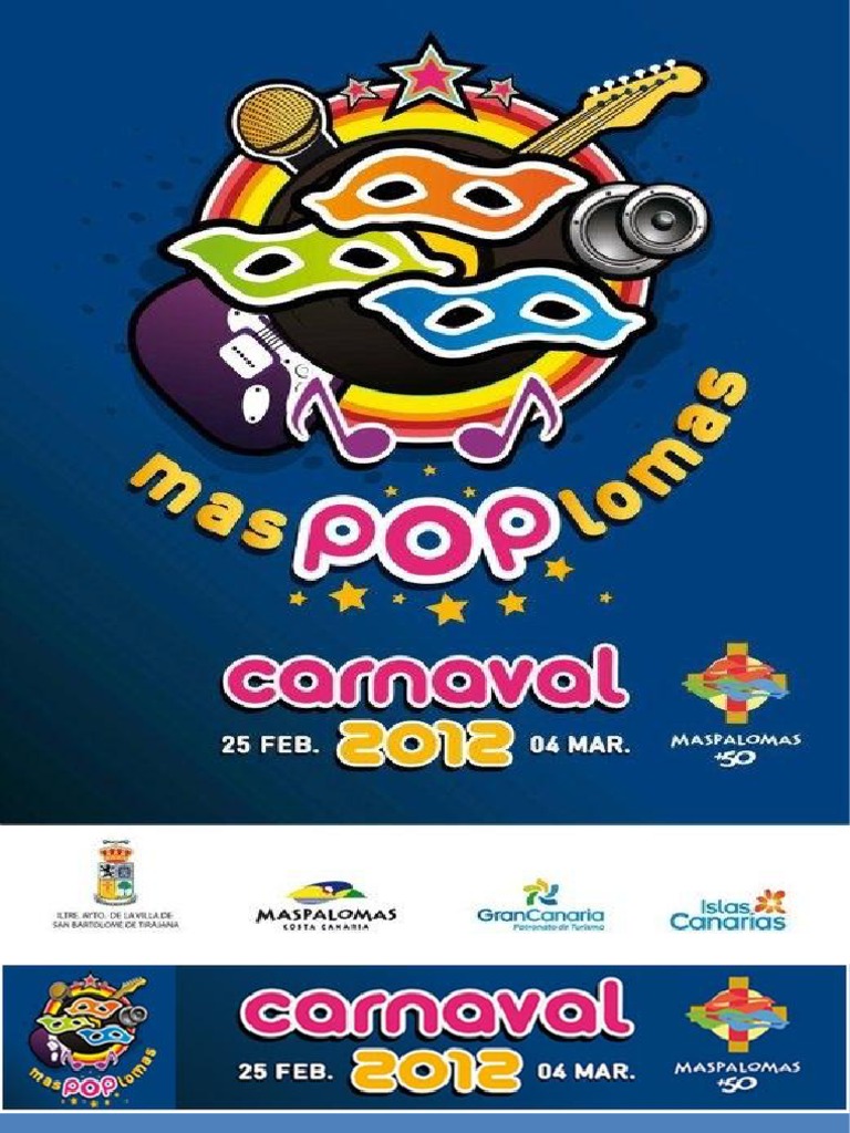 Programa y Dosier Del Carnaval 2011 de Maspalomas | Descargar gratis PDF | Carnaval | Evento ...