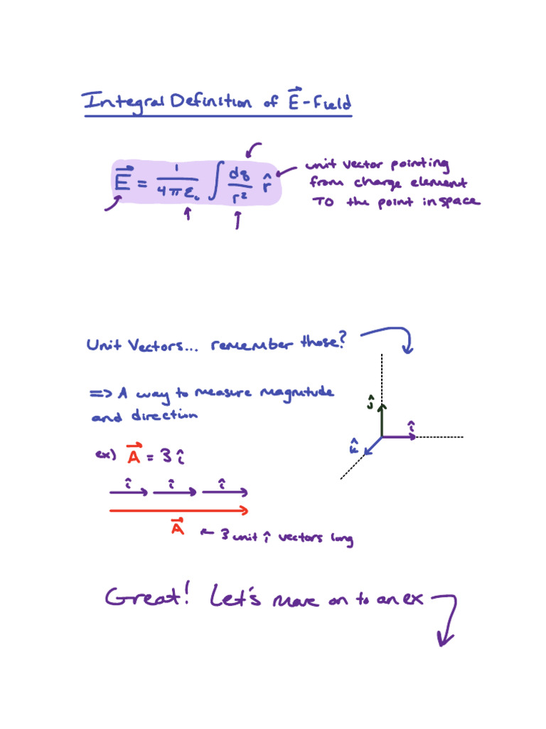 Electric Field Calculation Guide | PDF | Mathematical Physics ...