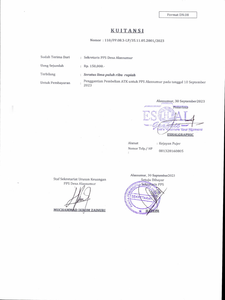 DN.08 (ATK) DAN LAMPIRAN | PDF