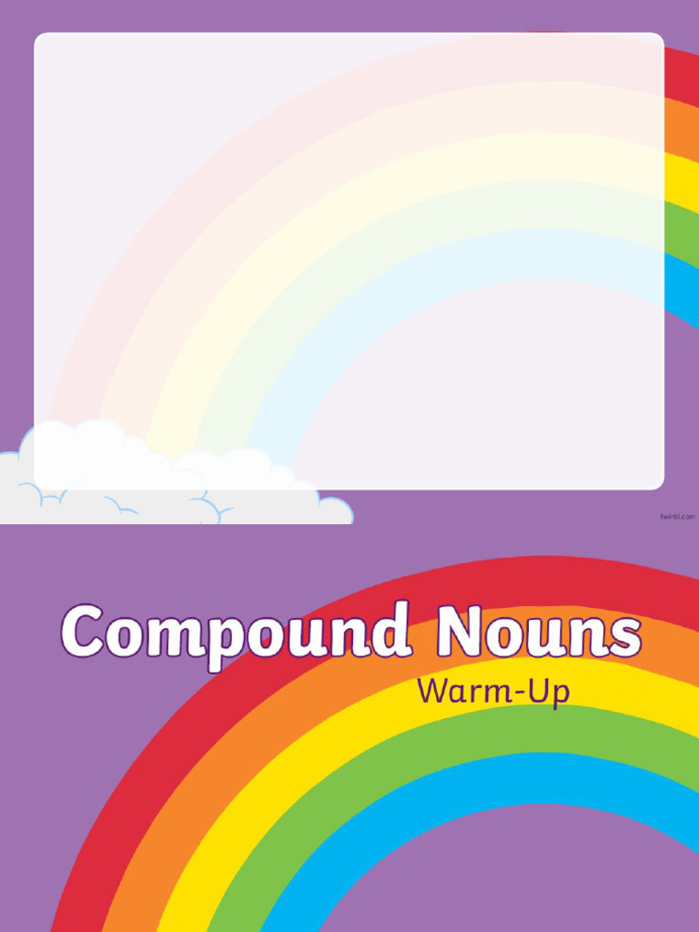 7. Compound Nouns Warmup Powerpoint Ver 2 | PDF