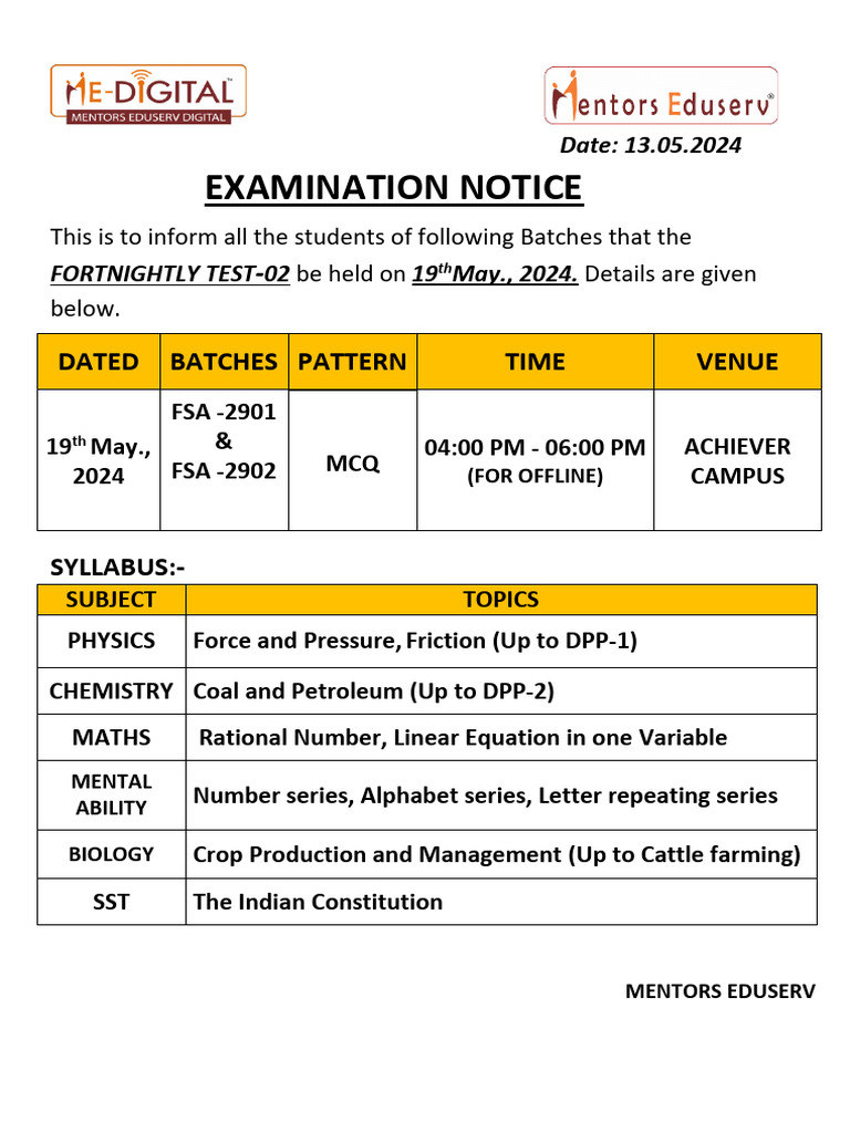 05 - Notice - Fsa 290102 - 19 05 2024 1715674384031 | PDF
