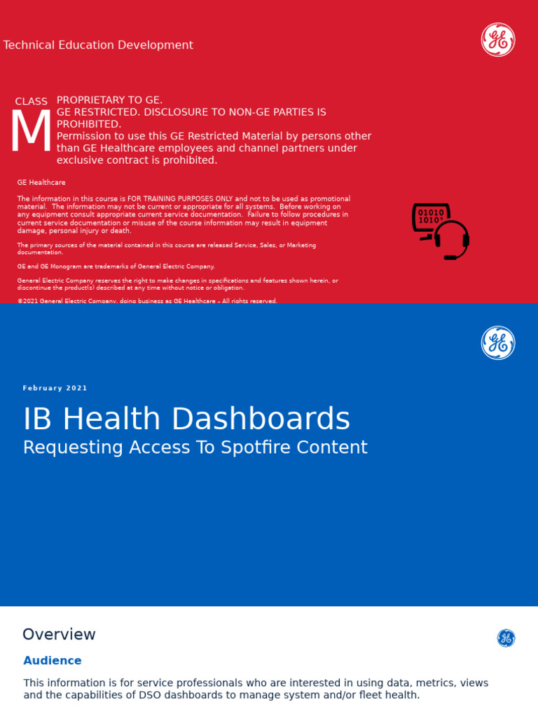 Spotfire for IBHDashboards DSO folder access | PDF | General Electric ...