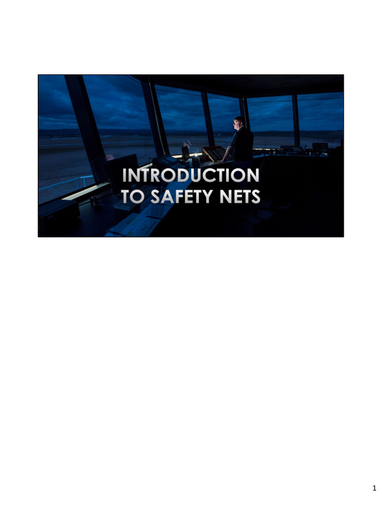 Introduction To Safety Nets-1 | PDF | Aviation | Aviation Safety