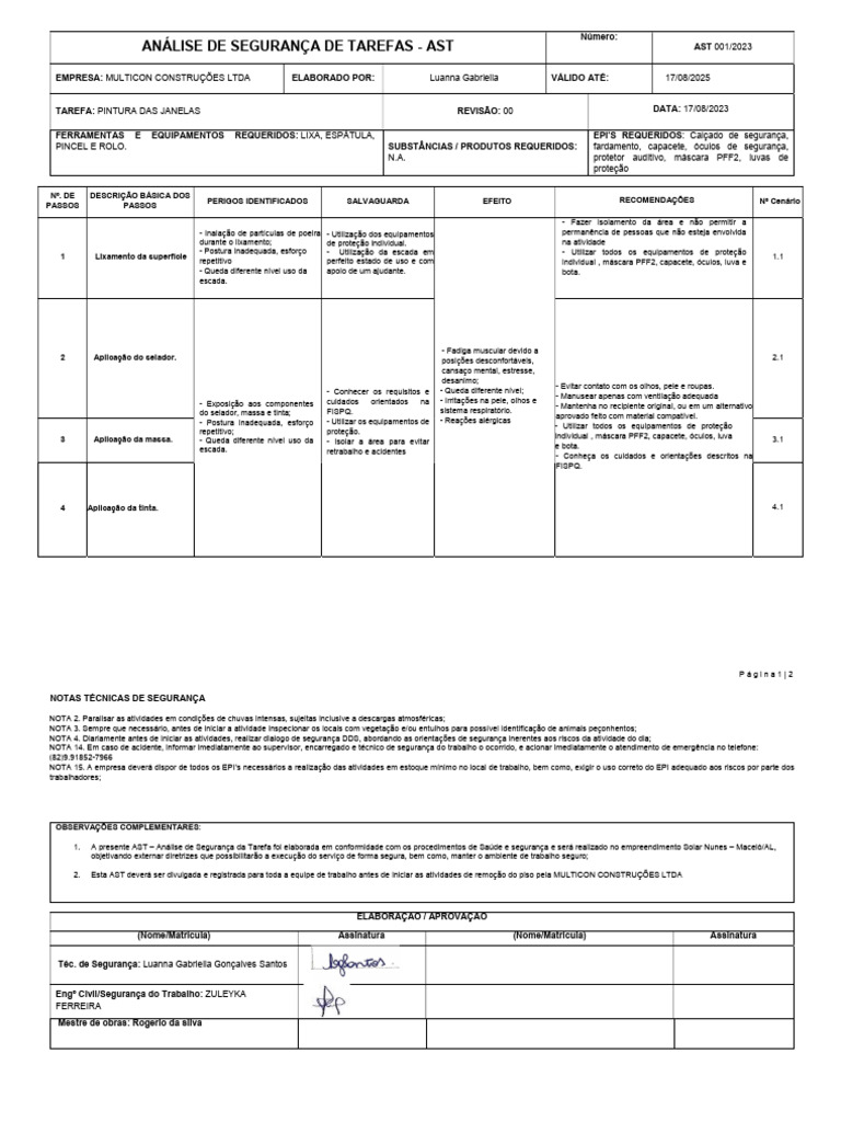Ast Pintura Das Janelas | PDF