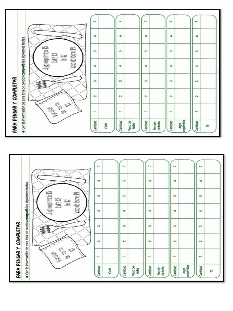 Ficha de Matematicas Octubre 25 | PDF