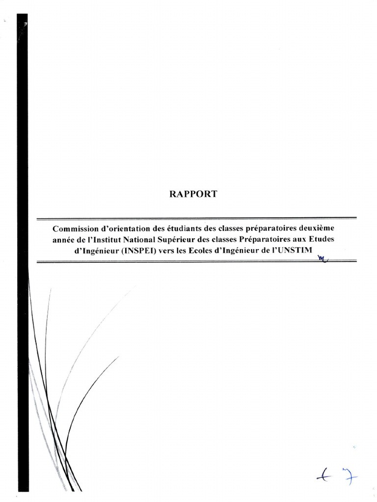 Rapport - Orientation Des Prepa en Cycle - Ing - 2024 | PDF