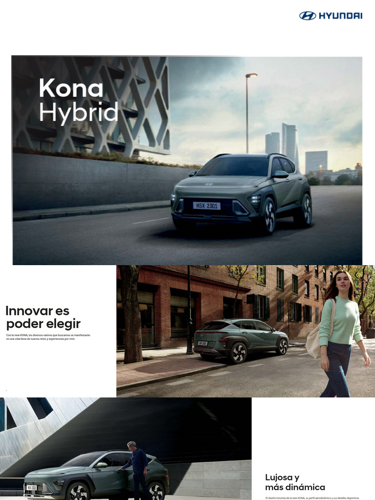 Kona Hibrido Ficha Técnica | PDF | Tecnologías automotrices | Vehículo ...