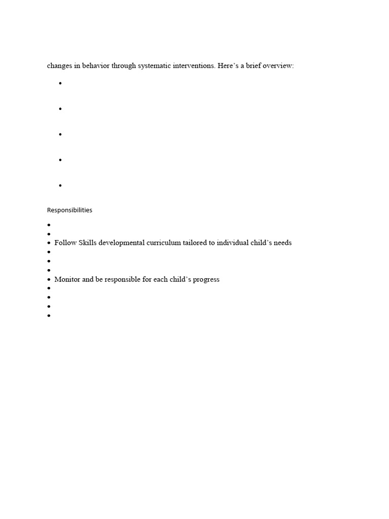 Applied Behavior Analysis | PDF | Attention Deficit Hyperactivity Disorder | Autism Spectrum