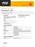 Sika® Injection-201 CE Data Sheet | PDF | Viscosity | Physical Sciences
