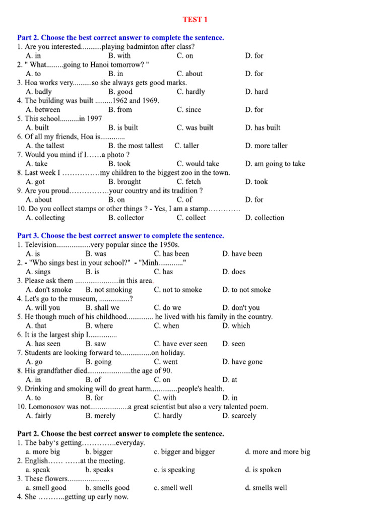 Test 1 | PDF